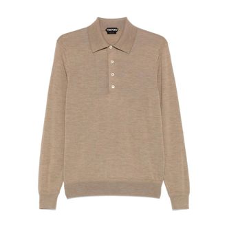 Tom Ford Homme, Tops, Beige, Taille: M Combo T-shirt et Polo beige