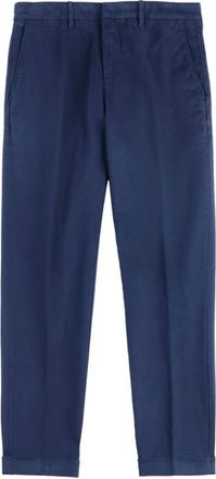 Fay Homme, Pantalons, Bleu, Taille: W36 Pantalon Denim avec Ourlet Repli&eacute;