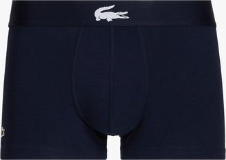 Lacoste Lot de trois boxers en coton m&eacute;lang&eacute;
