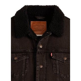 Levi's Veste en jean molletonn&eacute;e