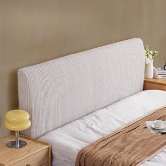Generic Kopfteil Bezug Staubschutzh&uuml;lle aus Baumwoll-Leinen-Mischgewebe f&uuml;r Queen King Size Betten, komplett Bettkopfteil Bezug Staubschutzh&uuml;lle f&uuml;r Schlafzim