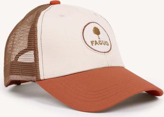 Faguo Casquette terracotta et camel
