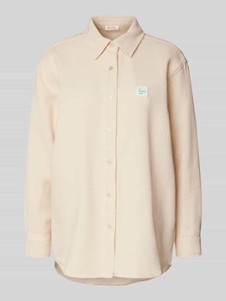 American Vintage Relaxed Fit Hemdbluse mit Label-Badge Modell AFAZ