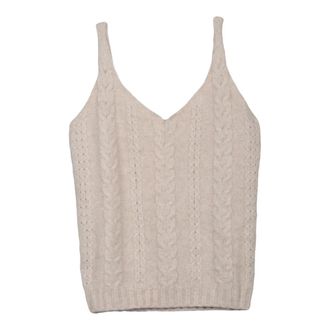 KANGRA Woll-Top - - Tops - Damen - Beige - S