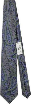 Etro Homme, Accessoires, Bleu, Taille: ONE Size Cravate Paisley