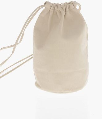 Auralee Leather Bucket Bag with Drawstringed Closure Gr&ouml;&szlig;e Unica