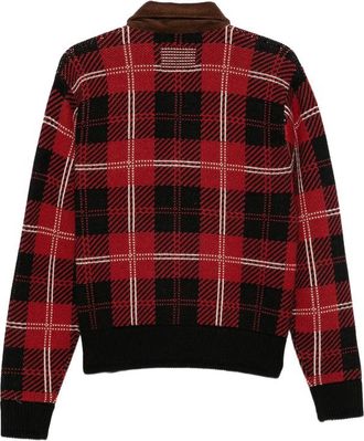Guest In Residence Tartan Jacket - Red