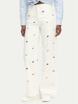 Tommy Jeans Jeans Claire DW0DW23042 Creme Wide Leg