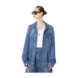 J.W.Anderson Femme, Vestes, Bleu, Taille: 40 FR Denim Vestes