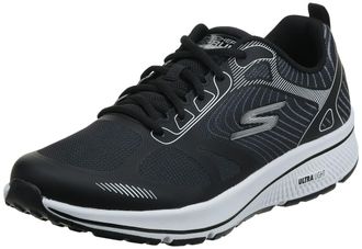 Skechers Herren GOrun Consistent - Athletic Workout Walking Schuh Sneaker mit Luftgekühltem Schaumstoff Running, Sports Shoes, Schwarz/Weiß, 45 EU