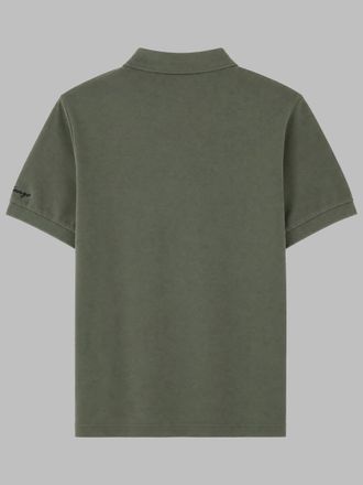 Kenzo Mens Polo Shirt Jumping Tiger Green Cotton T-shirts And Polos