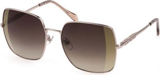 Just Cavalli Metallische Sonnenbrille im Quadrat-Design - - Accessories - Damen - Rosa - ONE SIZE