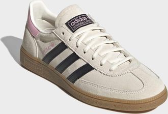 adidas Sneaker ADIDAS PERFORMANCE HANDBALL SPEZIAL, Herren, Gr. 42,5, beige (sanftes wei&szlig;, core schwarz, true pink), Leder, Schuhe Sneaker, Topseller