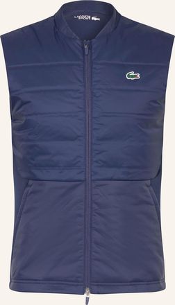 Lacoste Hybrid-Steppweste blau