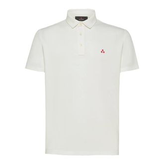 Peuterey Homme, Tops, Blanc, Taille: XL Polo Classique Logo Brod&eacute;