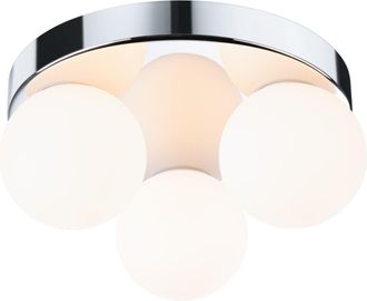 Paulmann 71062 Deckenleuchte Selection Bathroom Gove IP44 G9 230V max. 3x20W dimmbar Chrom, Satin Badleuchte - ohne Leuchtmittel