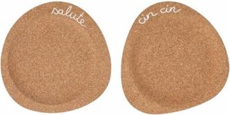 R&auml;der Kork-Untersetzer Set Salute/CIN CIN - Cucina Italiana Tischdeko