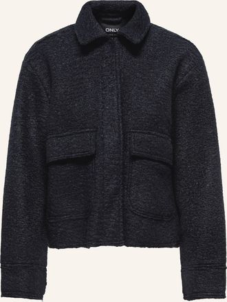 Only Boucl&eacute;-Blouson blau