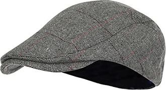 Generic Hommes Femmes Doux Plaid Chapeaux Casul Respirant Hiver Chaud Confort B&eacute;ret Dames Chapeaux, C, Taille unique