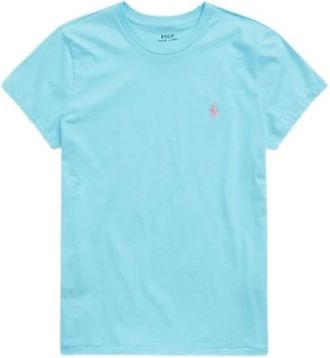Polo Ralph Lauren Femme, Tops, Bleu, Taille: 44 FR Cotton T-Shirt