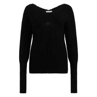 Christophe Lemaire Femme, Pulls, Noir, Taille: 40 FR Pull col en V