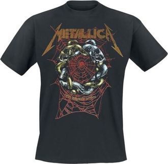 Metallica Ruin/Struggle Homme T-Shirt Manches Courtes Noir XXL 100% Coton Regular/Coupe Standard