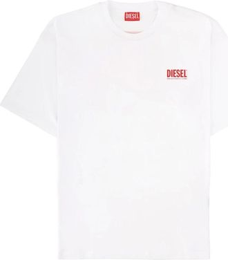 Diesel Homme, Tops, Blanc, Taille: L T-Boxt-Bisk