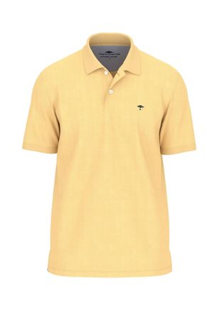 Fynch-Hatton Herren Mode Klassisches Poloshirt aus Supima-Baumwolle, Vivid Yellow, M
