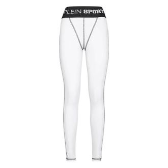 Plein Sport Femme, Pantalons, Blanc, Taille: 44 FR Leggings de jogging
