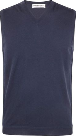 Goes Botanical Goes Botanical, Homme, Pulls, Bleu, Taille: XL V Neck Waistcoat