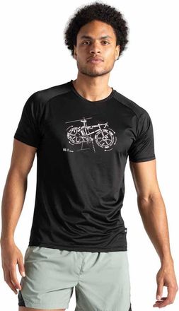 Dare 2B Tech-T-Shirt für Herren, Größe S, Schwarz