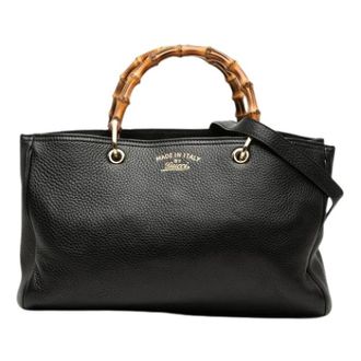 Gucci Pre-owned Vintage Satchel - - Pre-owned - Damen - Schwarzk - ONE SIZE