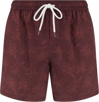 Boggi Milano Homme, Maillots de bain, Rouge, Taille: M Maillot de bain &agrave; imprim&eacute; floral