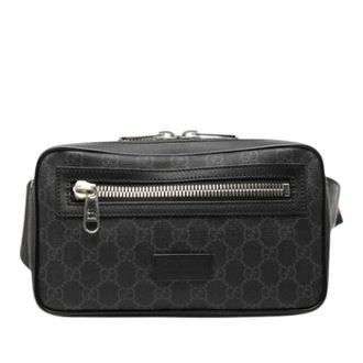Gucci Sac banane vintage Pre-owned en toile - unisex - Pre-owned - Noir - Taille: ONE Size