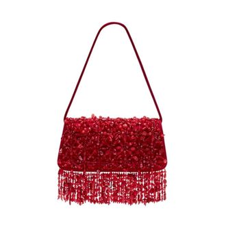 Cult Gaia Femme, Sacs, Rouge, Taille: ONE Size Idalia Shoulder Bag