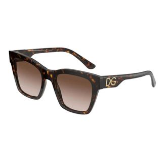 Dolce & Gabbana unisex, Accessoires, Brun, Taille: 53 MM Lunettes de Soleil Élégantes Modèle Dg4384