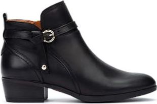 Pikolinos Bottines à Talon en Cuir DAROCA pour Femme Color Black