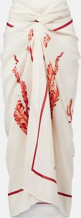 Agua Bendita Par&eacute;o Lavanda imprim&eacute; en coton et soie