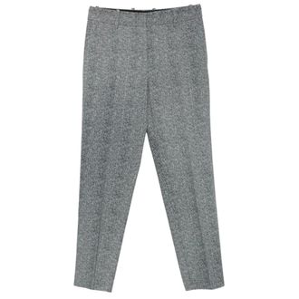Ermanno Scervino Femme, Pantalons, Gris, Taille: 36 FR Pantalon Gris &agrave; Chevrons