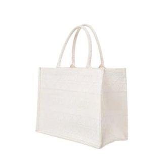 Dior Pre-owned Book Tote Medium - Femme - Pre-owned - Blanc - Taille: ONE Size