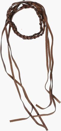 Dsquared2 Solid Woven Leather Belt size One Size