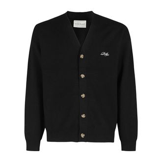 Dr&ocirc;le de Monsieur Funny Cardigan - - Knitwear - Herren - Schwarzk - XL