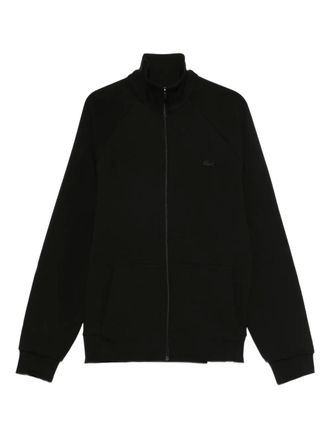 Lacoste Sweatshirtjacke mit Logo - Schwarz