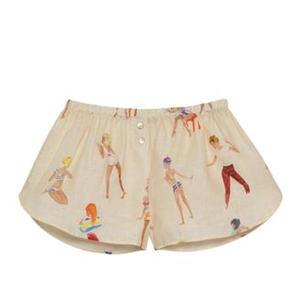 G.Kero Beautiful Girl Short - - Shorts - Damen - Beige - S