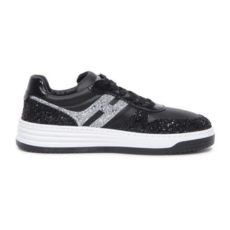 Hogan Italienische Schn&uuml;rschuhe mit Memory Foam - - Shoes - Damen - Schwarzk - 36 1/2 EU
