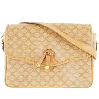 Celine Pre-owned Plastik schultertasche - - Pre-owned - Damen - Beige - ONE SIZE