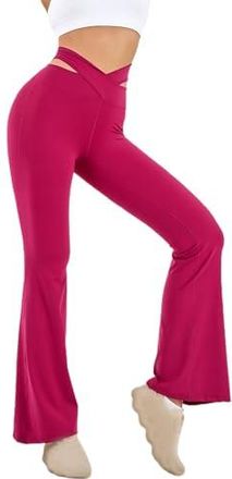 Generic Legging de sport 2026 pour femme - Taille haute - Pantalon de yoga &eacute;vas&eacute; - Pantalon amincissant et relevant les fesses - Pantalon dentra&icirc;nement d&eacute;cont
