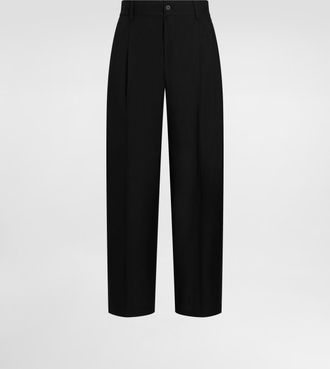 Dolce & Gabbana Hose Aus Schurwolle - Mann Hosen Und Shorts Schwarz 54
