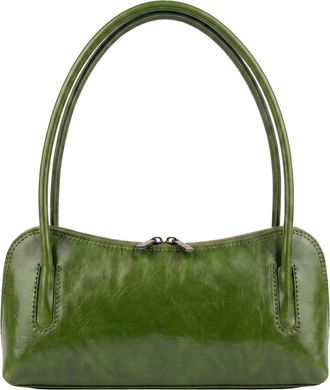 Viola Castellani Shoulder Bag f&uuml;r Damen - Gr&uuml;n