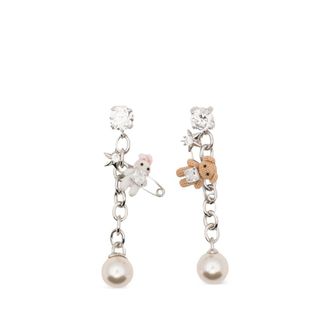 Yvmin Crystal-embellished Drop Earrings